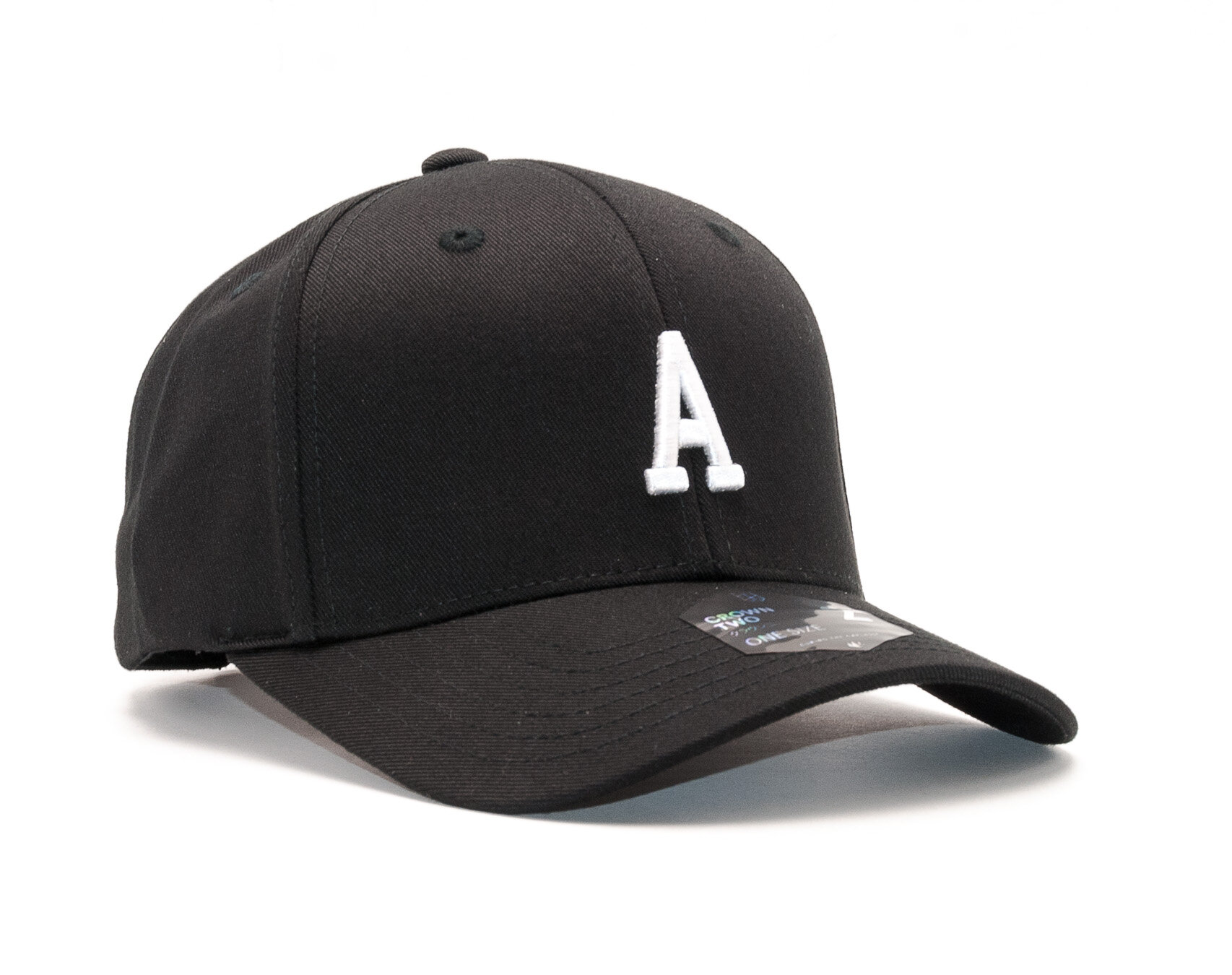 Kšiltovka State of WOW ALPHABET - Alpha Baseball Cap Crown 2 Black ...