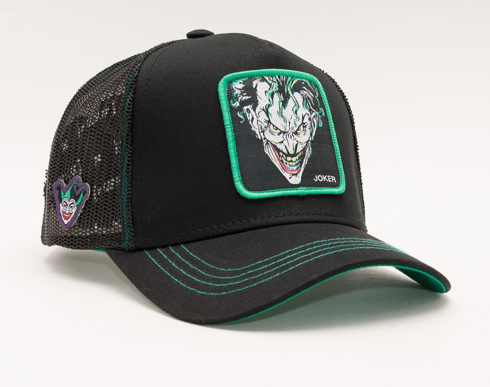 Kšiltovka Capslab Batman - Joker v.2 Trucker Black / Green - Snapbacks
