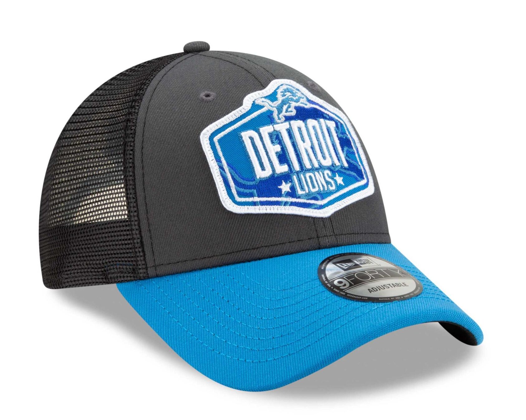 Kšiltovka New Era 9FORTY NFL 21 Draft Detroit Lions Snapback Heather ...