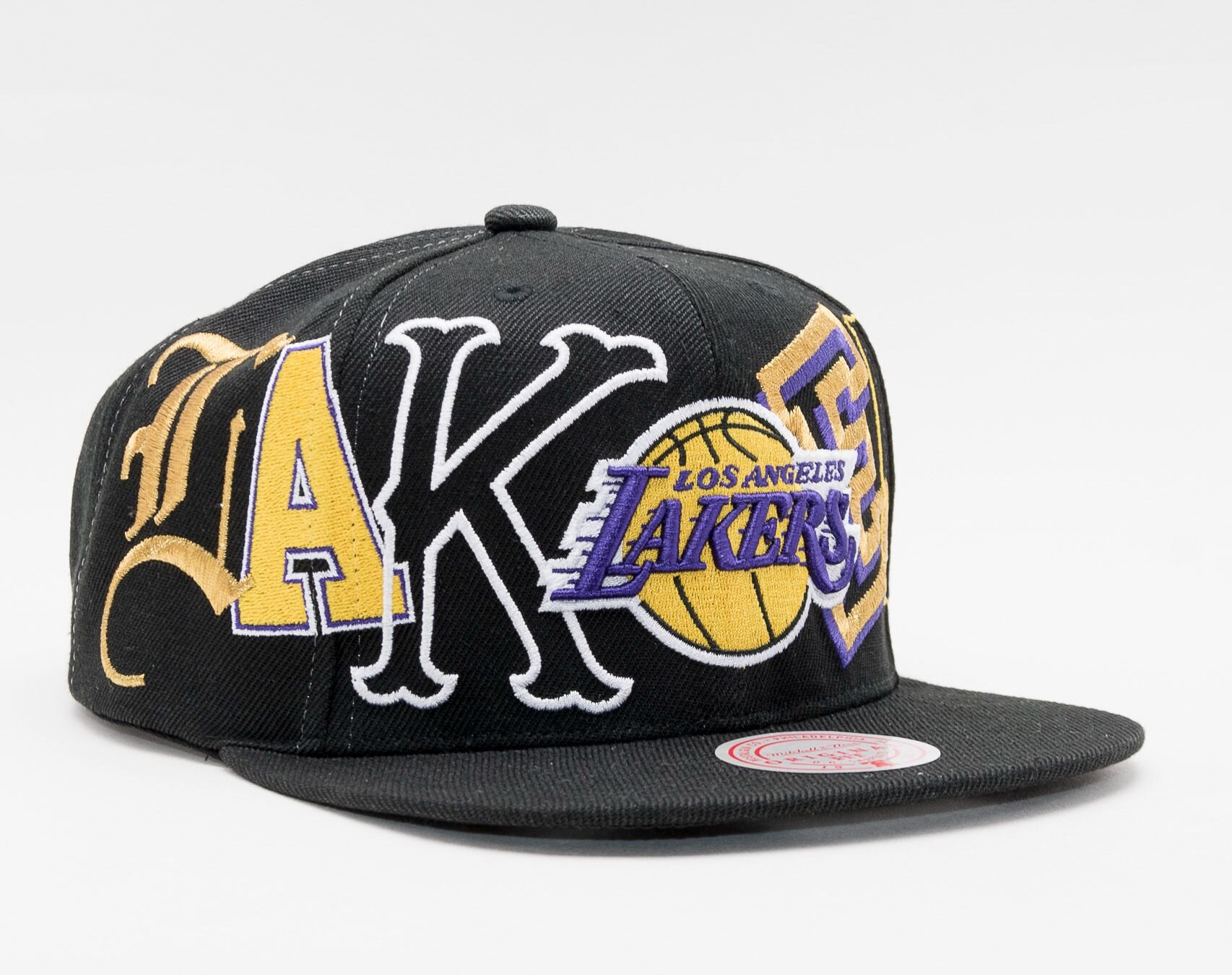 Kšiltovka Mitchell & Ness Los Angeles Lakers Hype Type Snapback Black ...