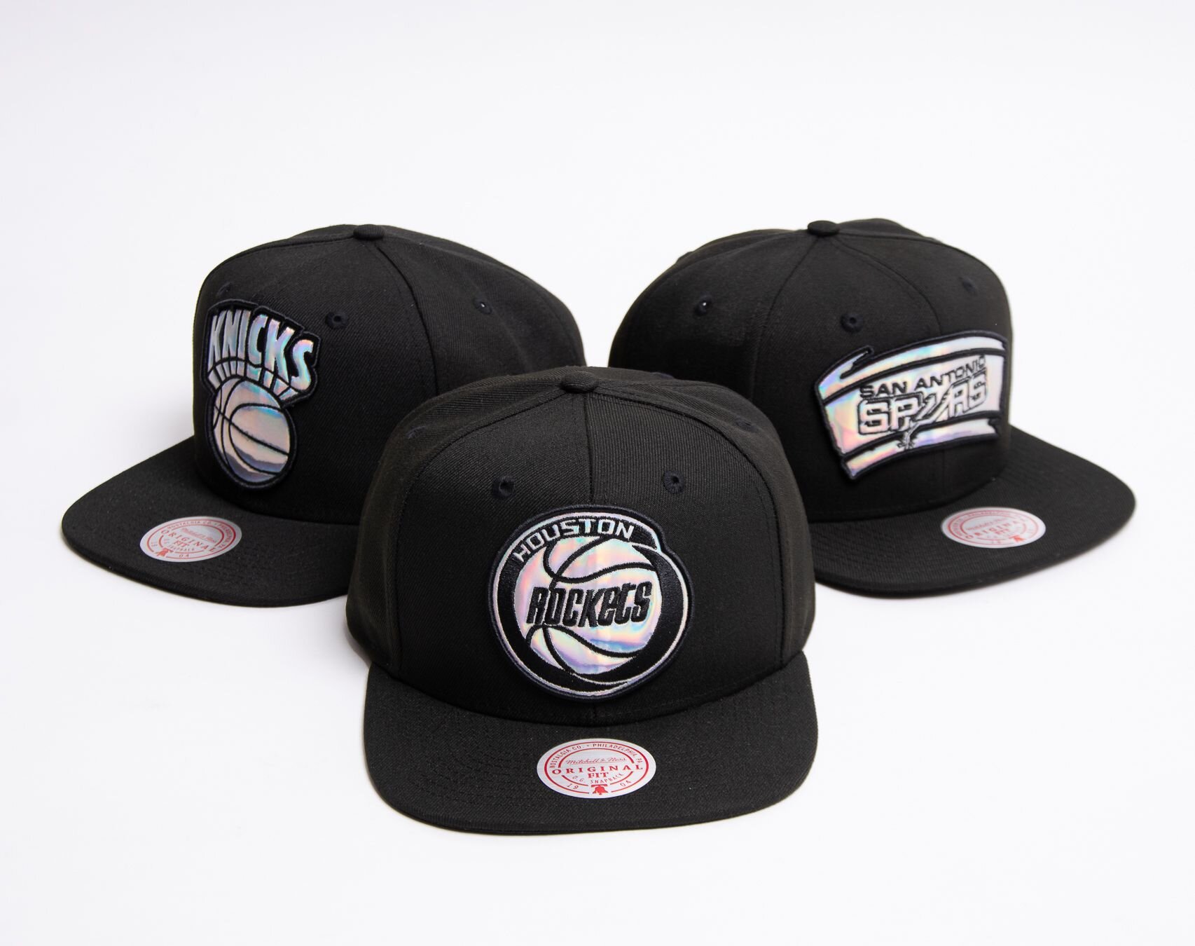 Kšiltovka Mitchell & Ness Houston Rockets Iridescent XL Logo Snapback ...