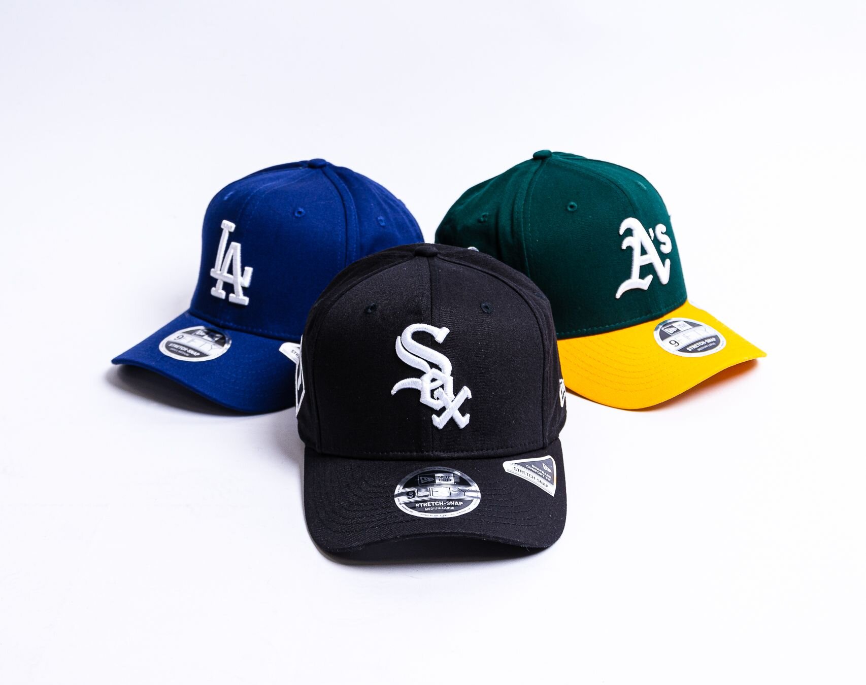 Kšiltovka New Era 9FIFTY Stretch-Snap MLB Logo Chicago White Sox Black ...