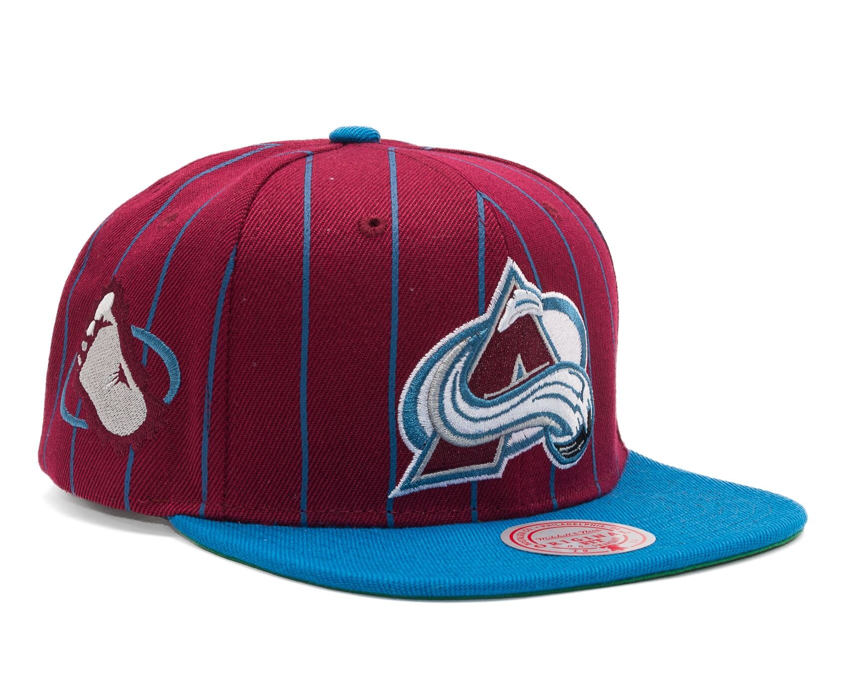 Kšiltovka Mitchell & Ness NHL TEAM PIN SNAPBACK AVALANCHE Maroon ...