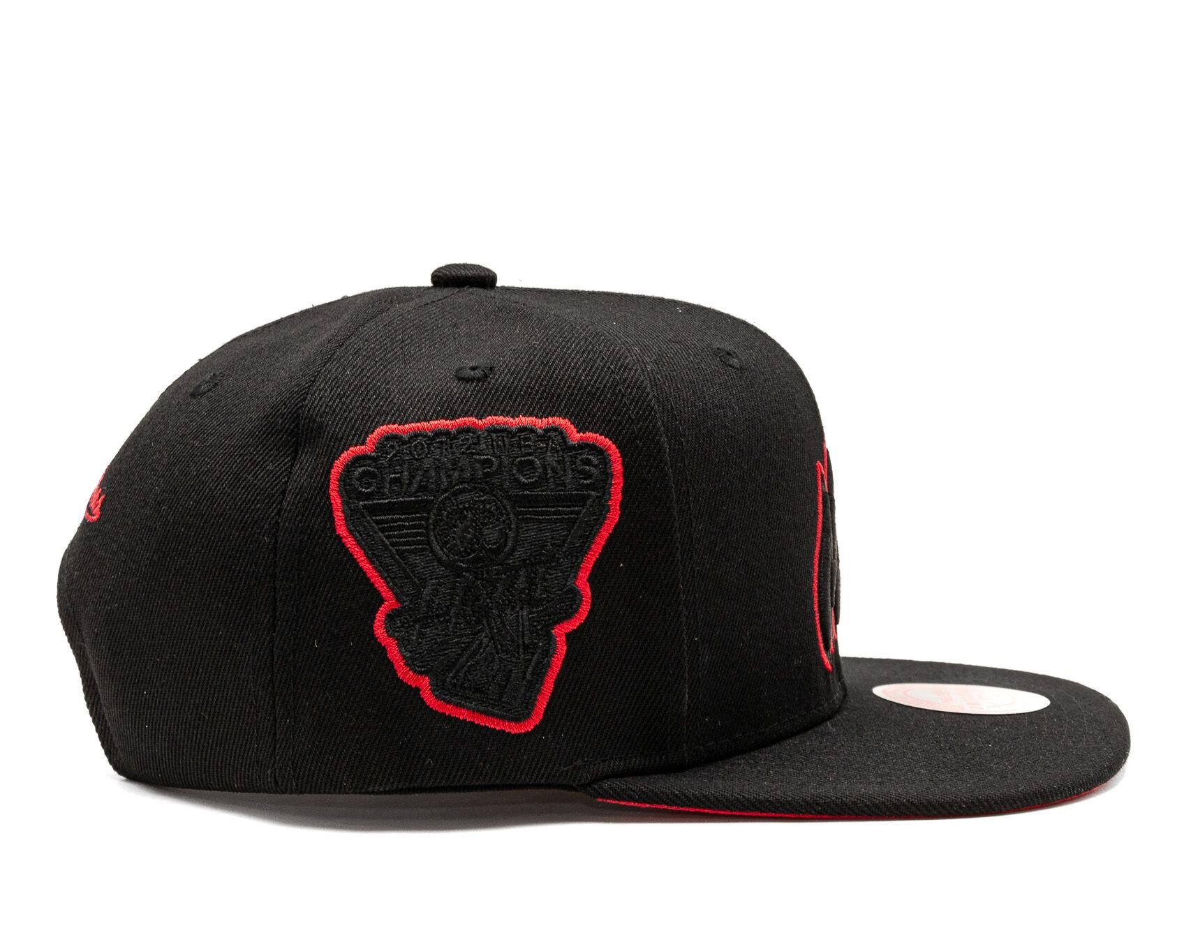 Kšiltovka Mitchell & Ness Tc Bottoms Snapback Hwc NBA MIAMI HEAT Black ...