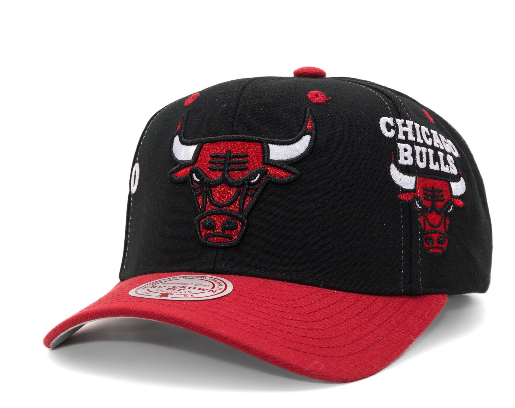 Kšiltovka Mitchell & Ness Overbite Pro Snapback Chicago Bulls Black ...