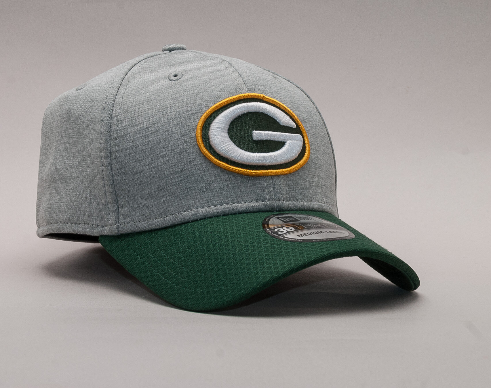 Kšiltovka New Era Jersey Hex Green Bay Packers 39THIRTY Gray / Official ...