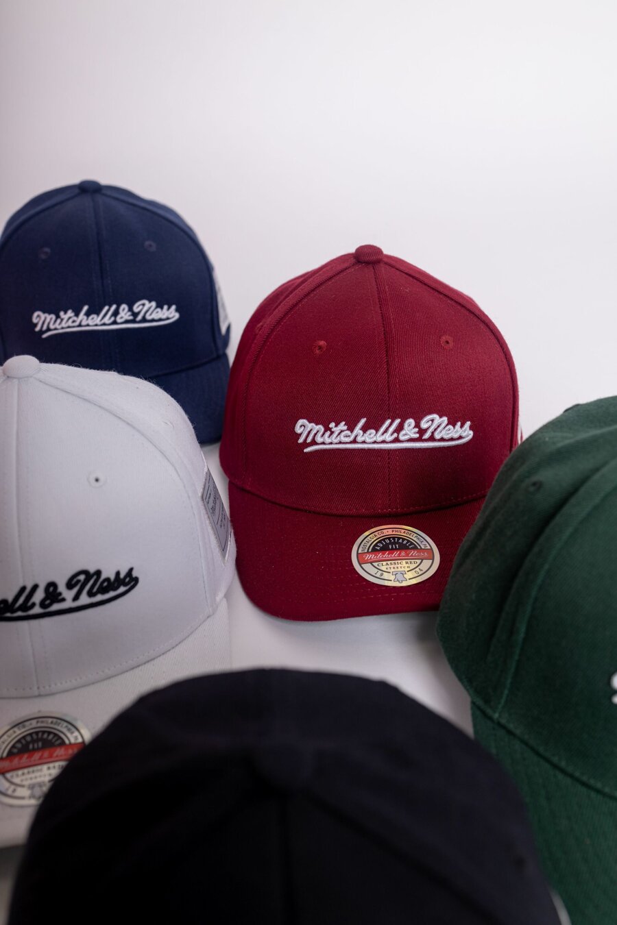 Kšiltovka Mitchell & Ness Branded Comfy Core Stretch Snapback Dark Red ...