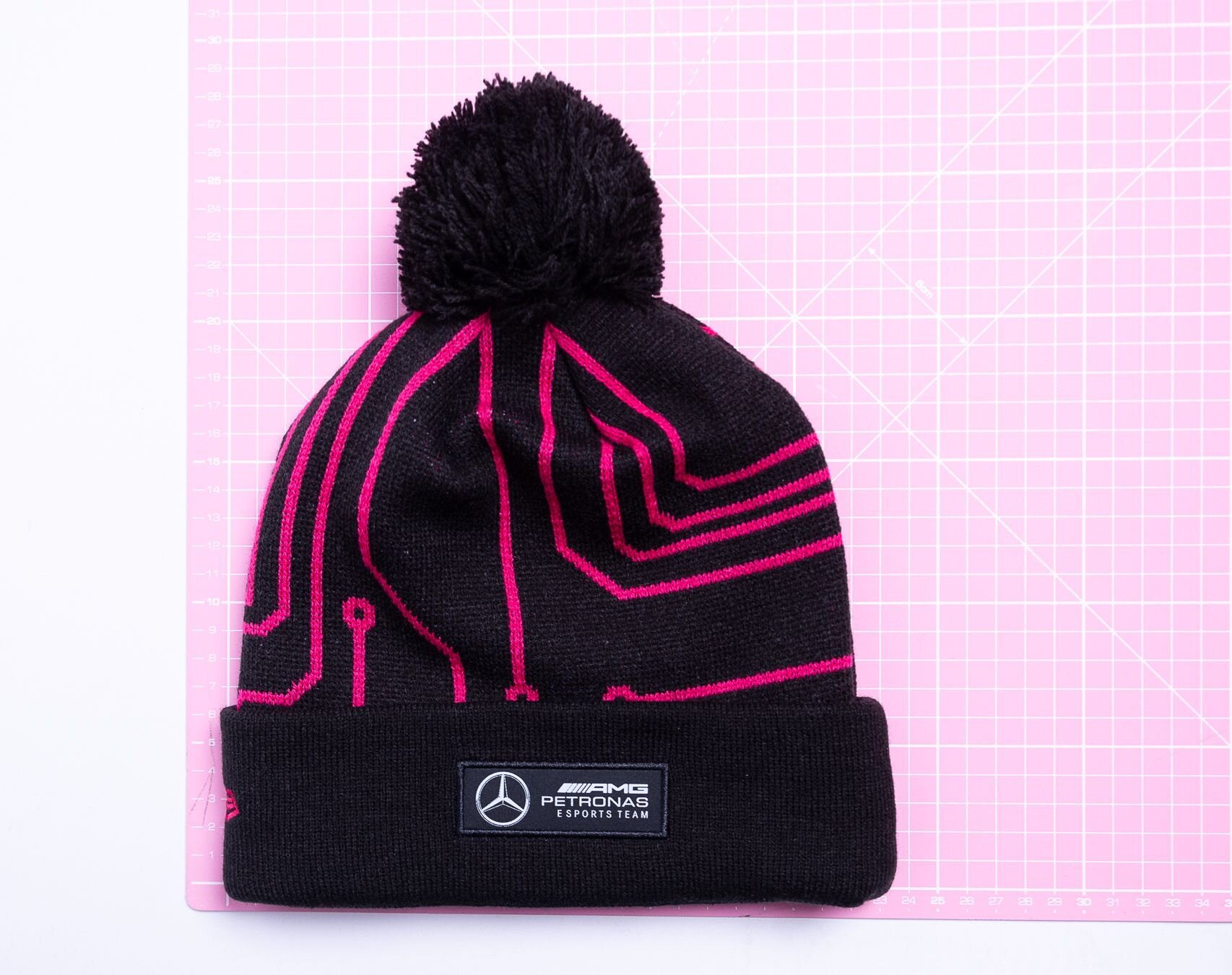 Kulich New Era Rep All Over Print Cuff Knit Bobble Mercedes-Benz Grand ...