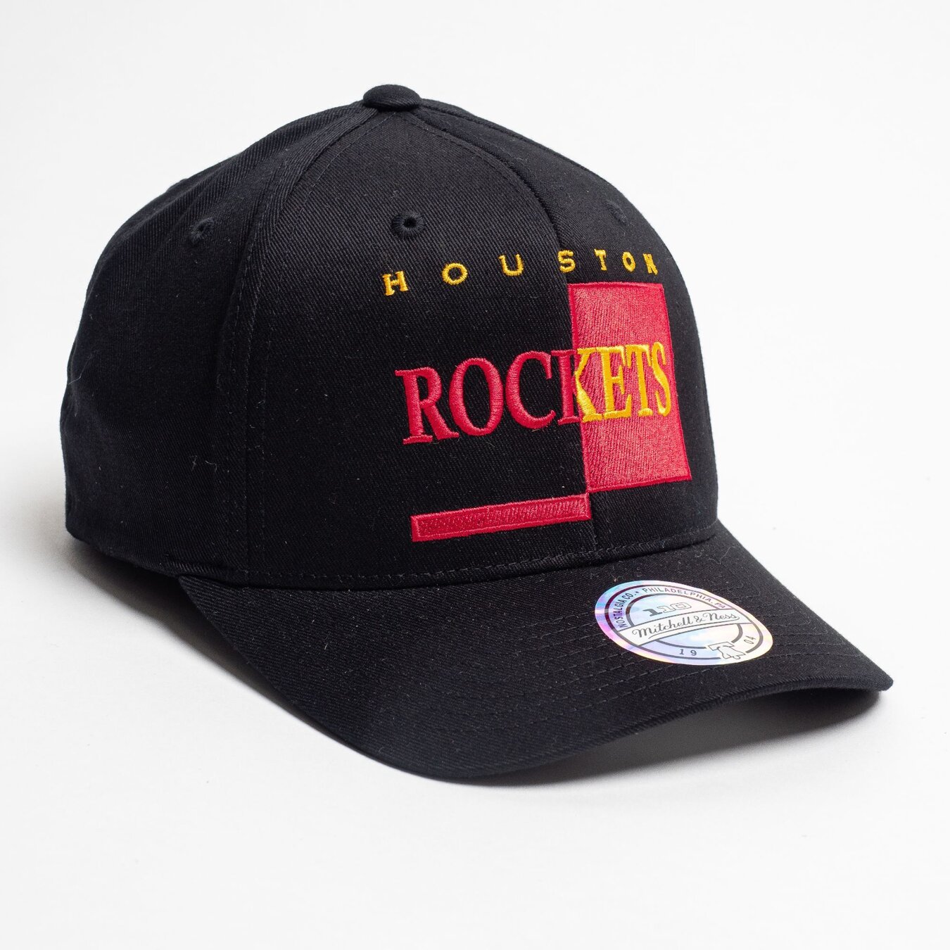 Kšiltovka Mitchell & Ness Houston Rockets INTL823 HWC Black - Snapbacks
