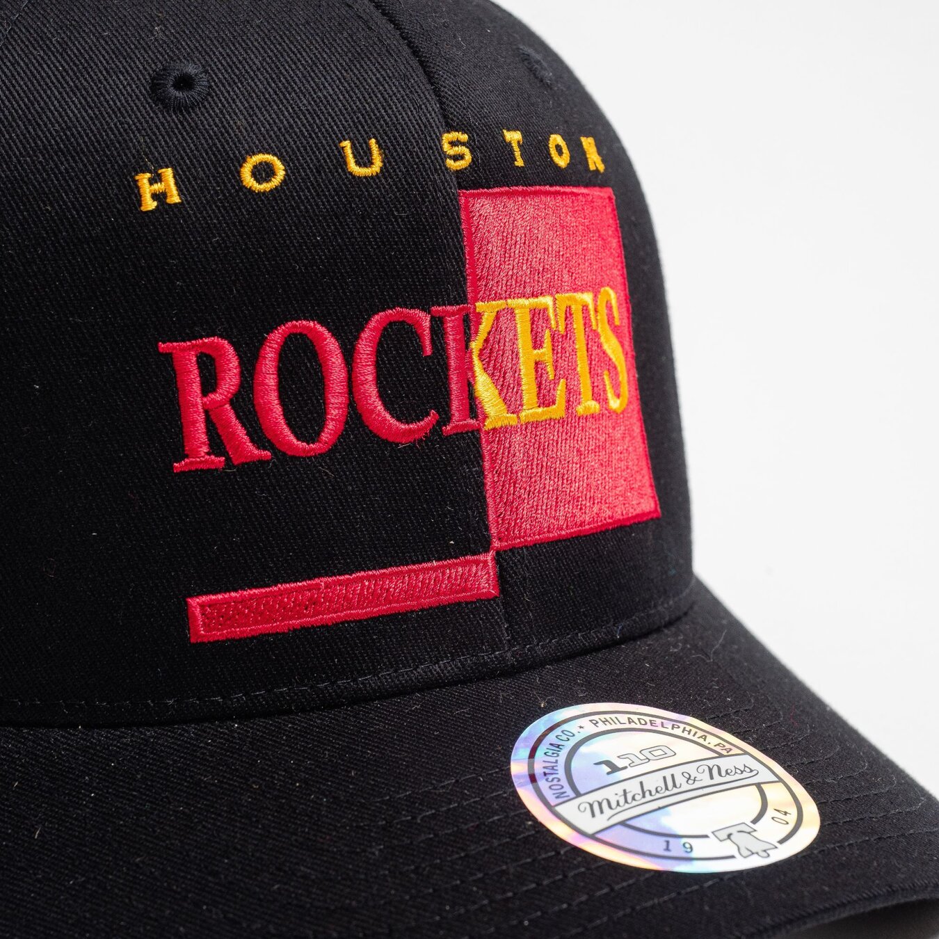 Kšiltovka Mitchell & Ness Houston Rockets INTL823 HWC Black - Snapbacks