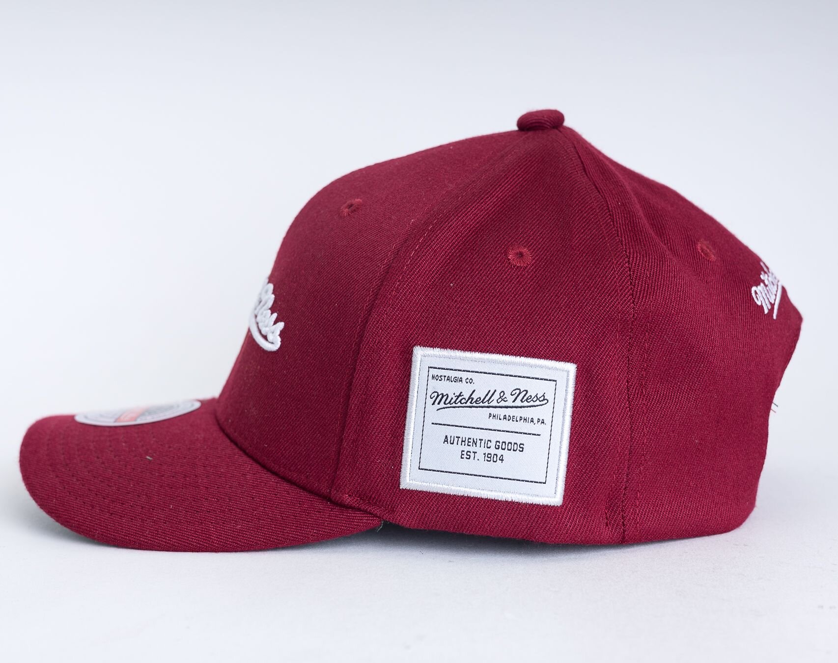 Kšiltovka Mitchell & Ness Branded Comfy Core Stretch Snapback Dark Red ...