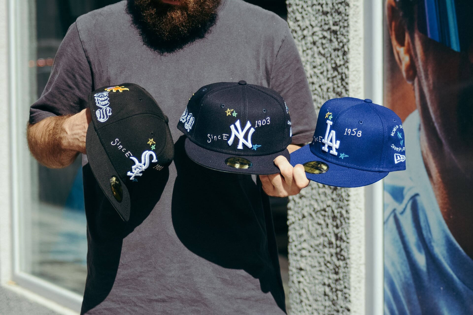 Kšiltovka New Era MLB 59FIFTY Scribble Los Angeles Dodgers - Snapbacks