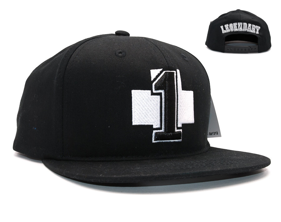Kšiltovka Pink Dolphin No.1 Black Snapback - Snapbacks