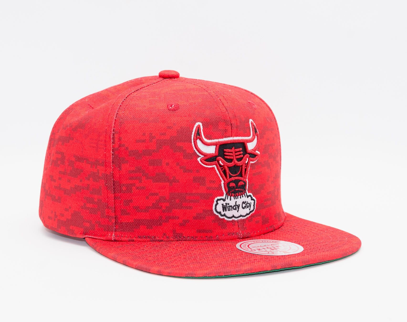 Kšiltovka Mitchell & Ness Team Digi Camo Snapback Hwc Chicago Bulls Red ...