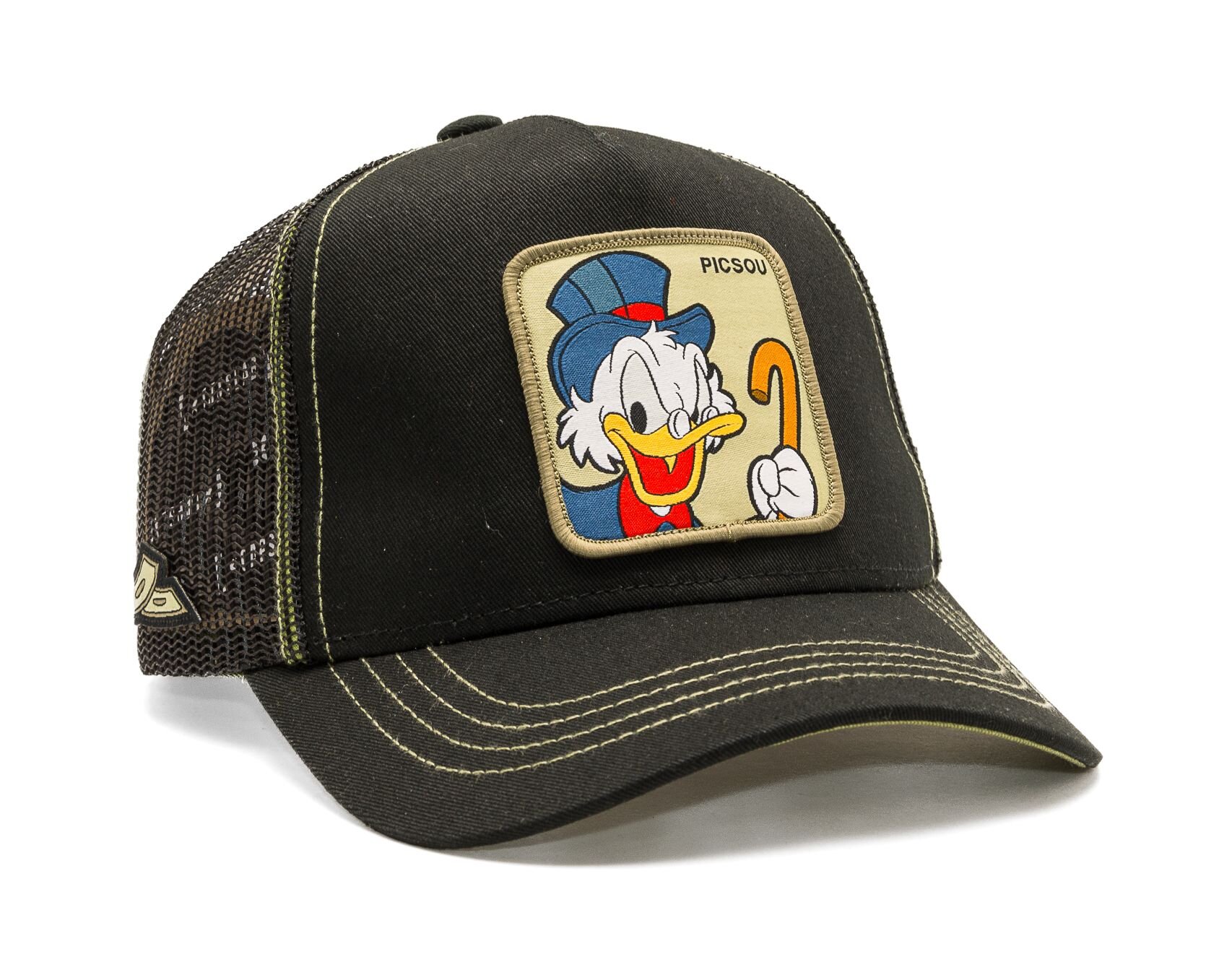Kšiltovka Capslab Duck Tales - Scrooge McDuck Black / Olive - Snapbacks