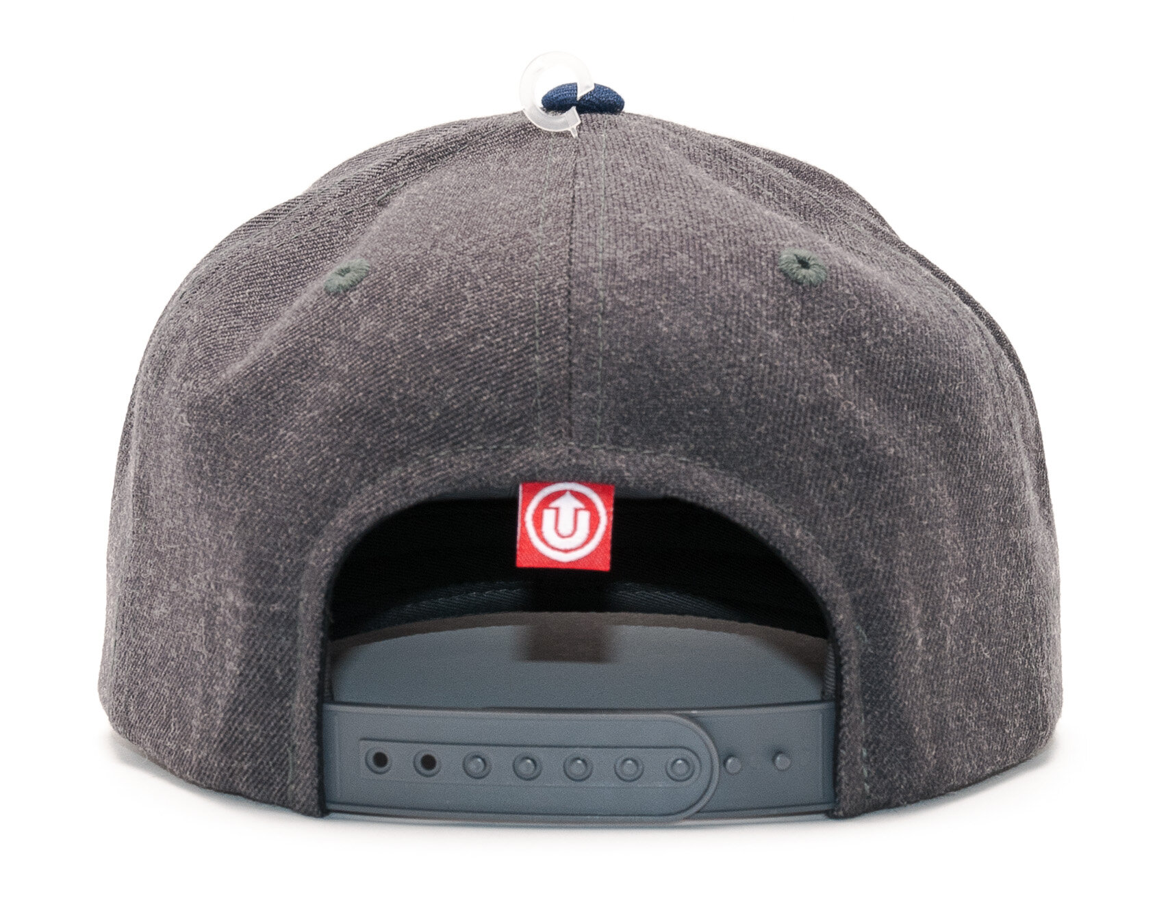 Kšiltovka UPFRONT Logo Dark Grey Melange/Dark Navy Snapback - Snapbacks