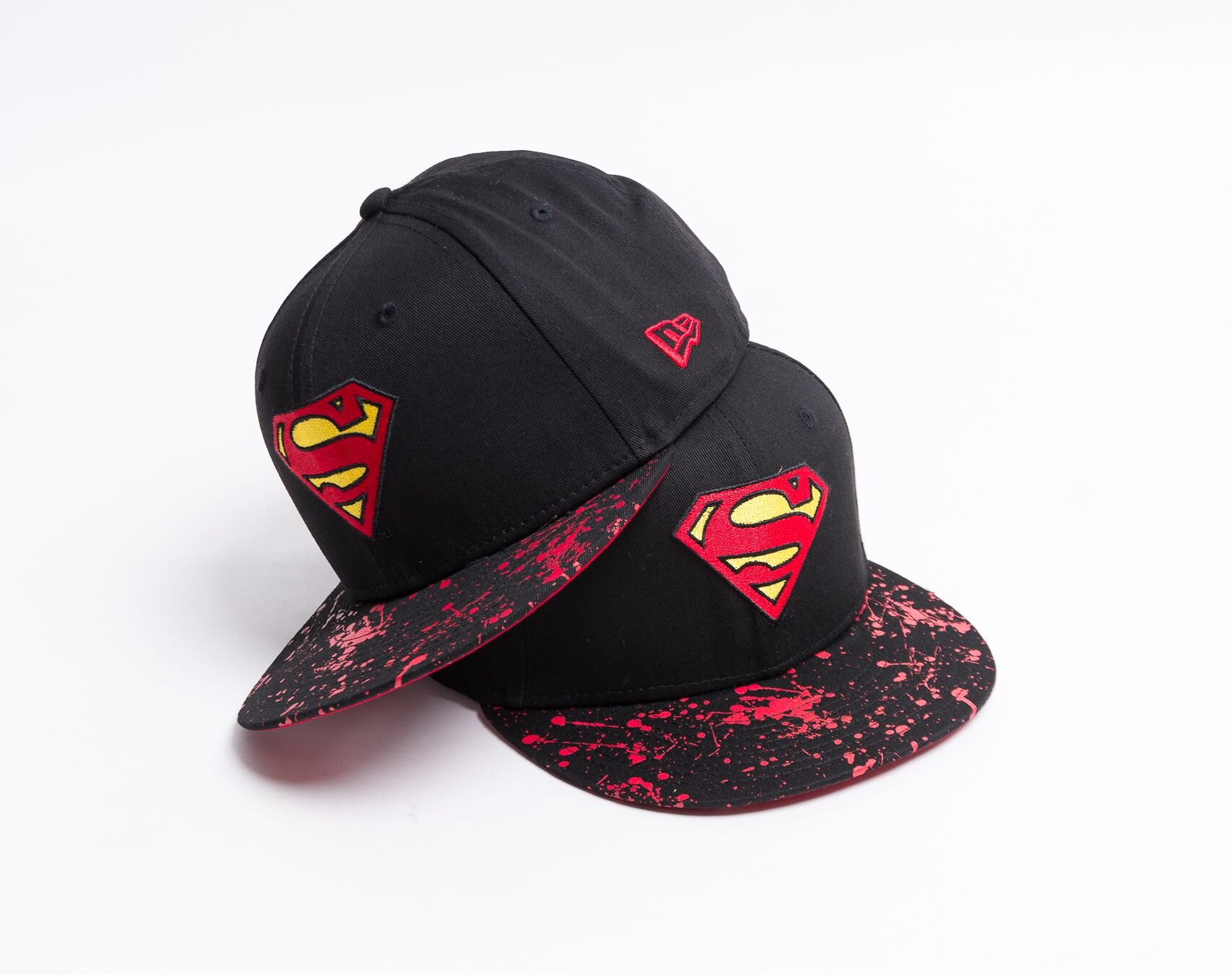 Dětská kšiltovka New Era 9FIFTY Paint Splatter Superman Snapback Black ...