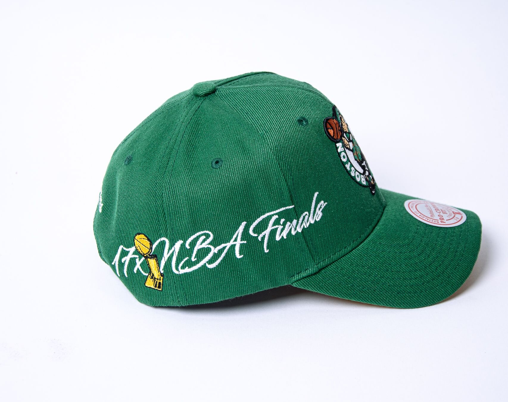 Kšiltovka Mitchell & Ness Champ Wrap Pro Snapback Boston Celtics Green ...