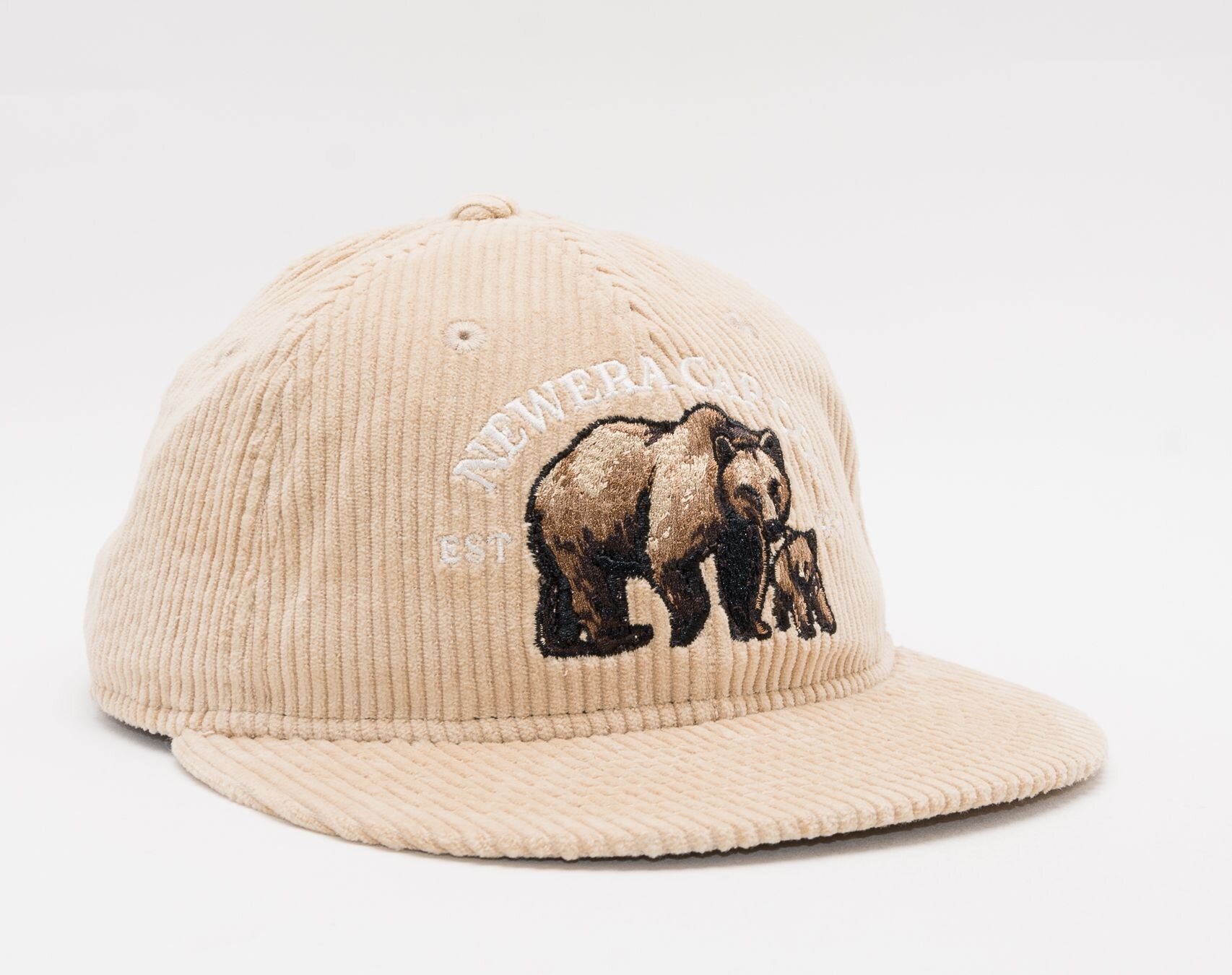Kšiltovka New Era RC9FIFTY Corduroy In the Woods - Bear Strapback Beige ...