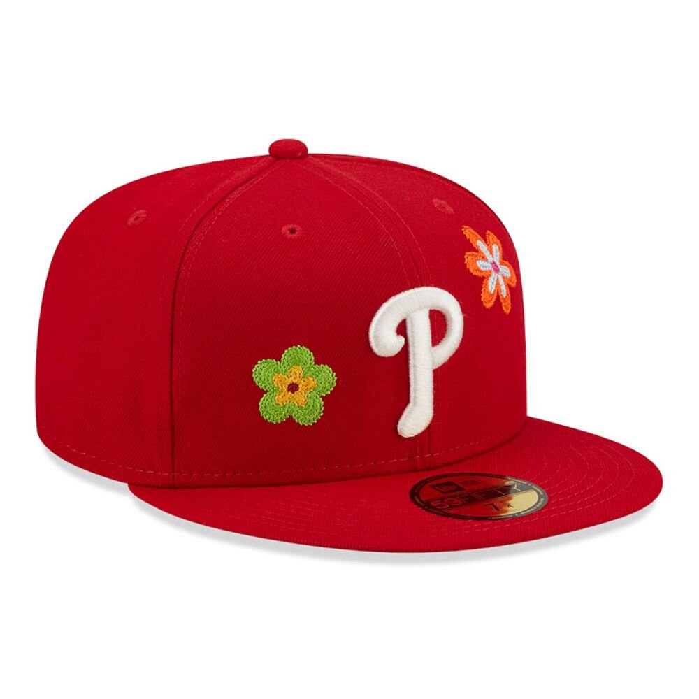Kšiltovka New Era 59FIFTY MLB Floral Philadelphia Phillies Scarlet ...