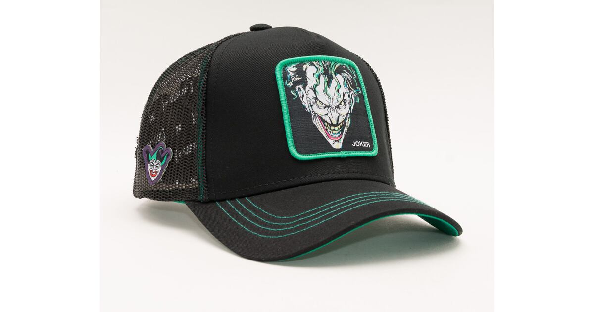 Kšiltovka Capslab Batman - Joker v.2 Trucker Black / Green - Snapbacks
