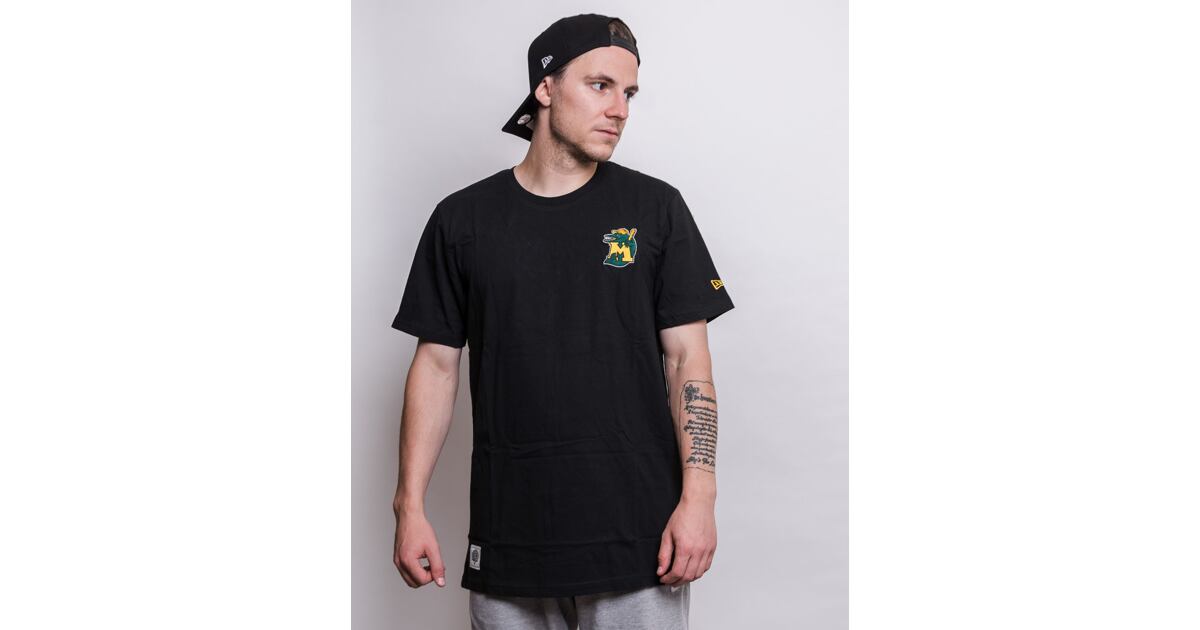 Triko New Era Minor League Heritage Patch Tee Madison Muskies Black ...