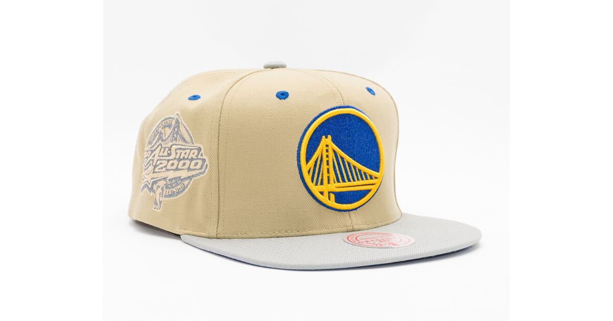 Kšiltovka Mitchell & Ness CLASSIC CANVAS SNAPBACK Golden State Warriors ...