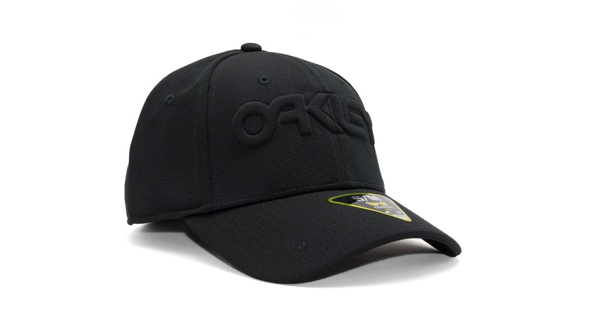 Kšiltovka Oakley - 6 Panel Stretch Hat Embossed - Blackout - Snapbacks
