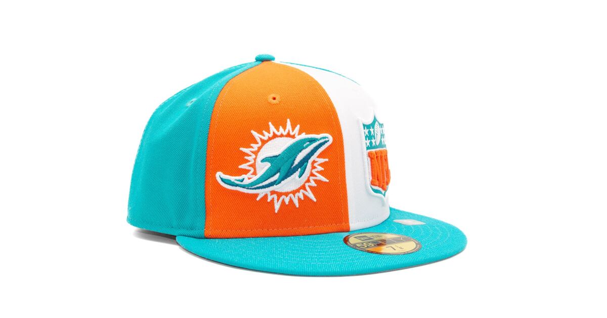 Kšiltovka New Era 59FIFTY NFL Sideline 23 Miami Dolphins Team Colors ...