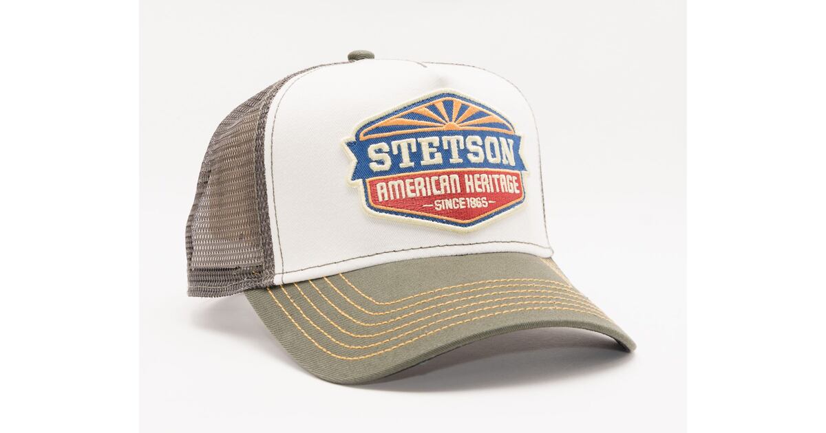 Kšiltovka Stetson Trucker Cap Sun Olive - Snapbacks