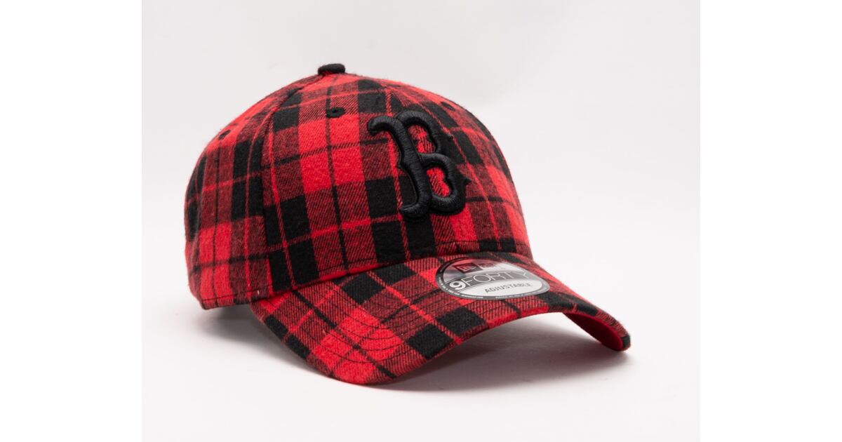 Kšiltovka New Era 9FORTY MLB Plaid Boston Red Sox Scarlet Red - Snapbacks