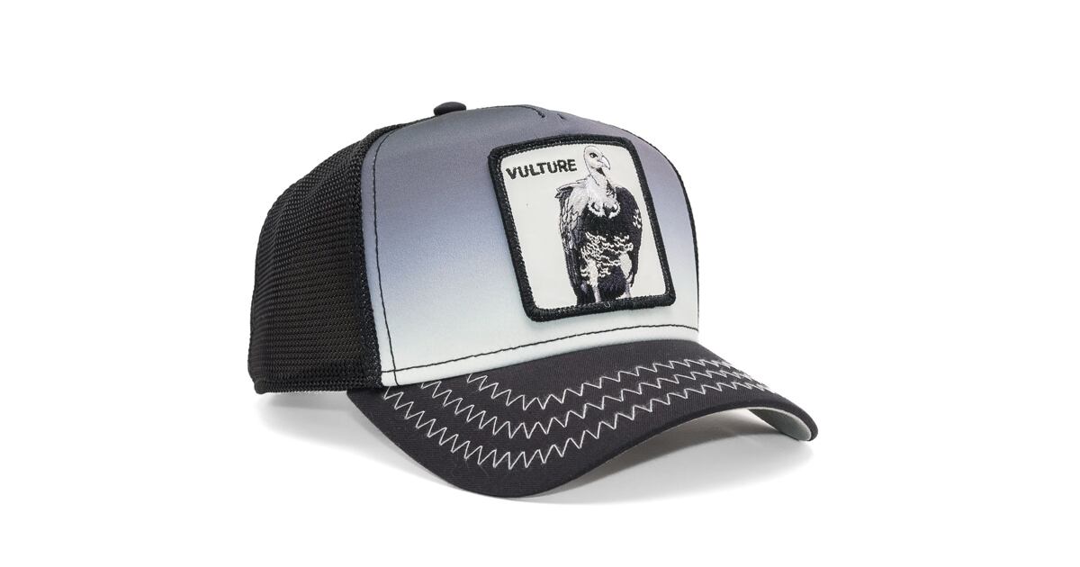 Kšiltovka Goorin Bros Back off Buzzard Trucker Black - Snapbacks