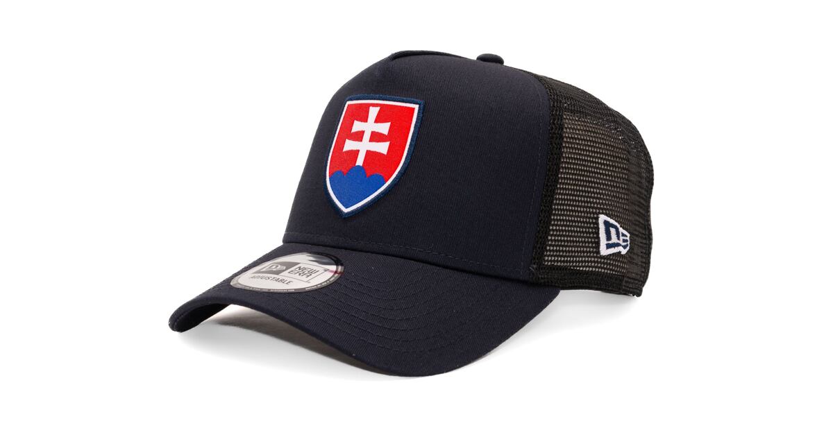 Kšiltovka New Era 9FORTY Trucker National Team - Slovakia Navy - Snapbacks
