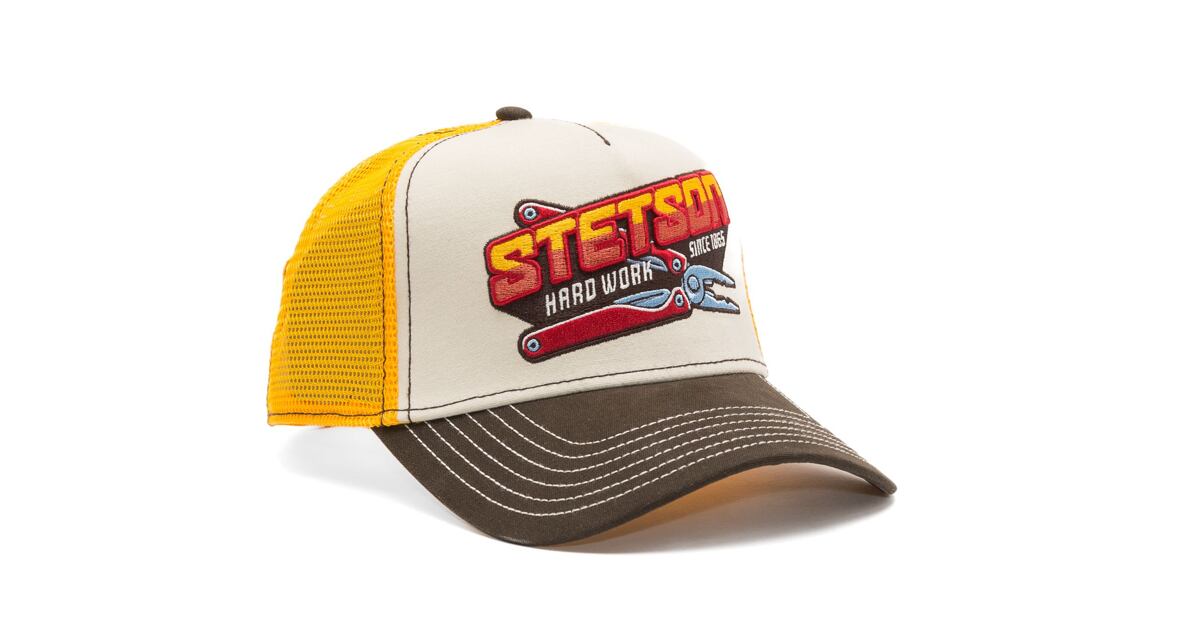 Kšiltovka Stetson Trucker Cap Hard Work - Snapbacks