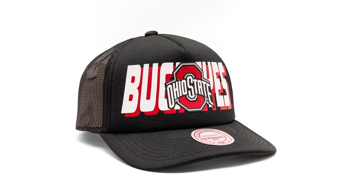 Kšiltovka Mitchell & Ness NCAA Billboard Trucker Snapback Ohio State ...