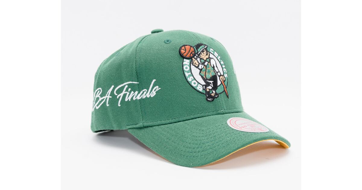Kšiltovka Mitchell & Ness Champ Wrap Pro Snapback Boston Celtics Green ...