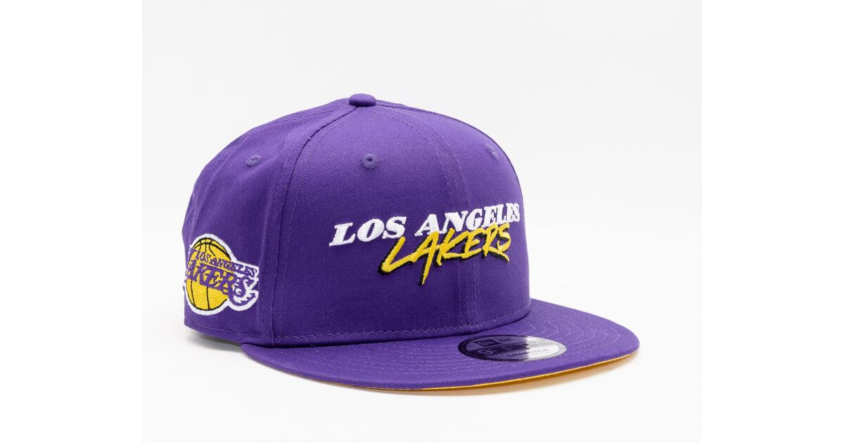 Kšiltovka New Era 9FIFTY NBA Script Team Los Angeles Lakers Purple ...