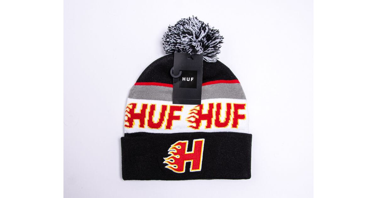 Kulich HUF Enforcer Pom Beanie black - Snapbacks
