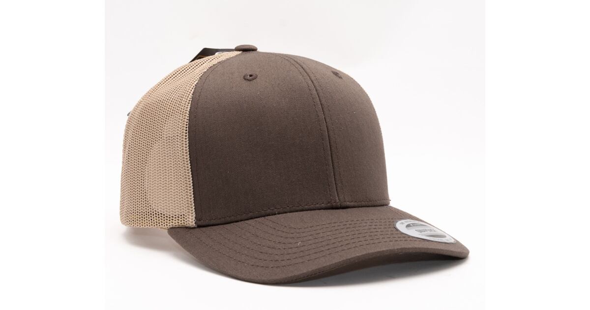 Kšiltovka Yupoong Retro Trucker 2-Tone Brn/Khaki - Snapbacks
