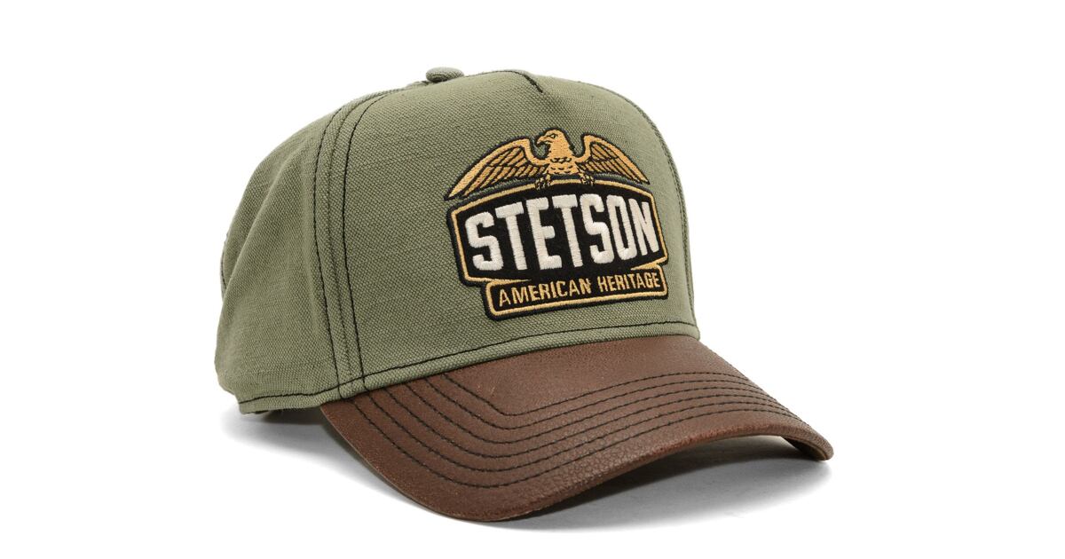 Kšiltovka Stetson Trucker Cap Army 7761121-56 - Snapbacks