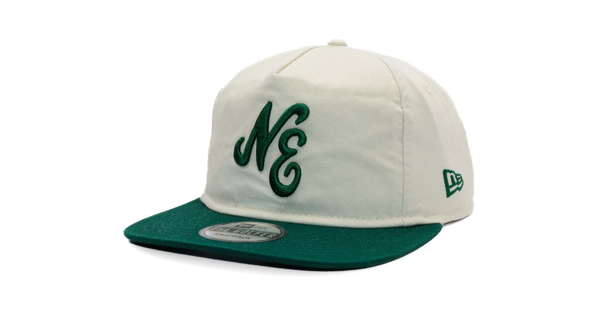 Kšiltovka New Era - NE Script GOLFER - Cream / Dark Green - Snapbacks