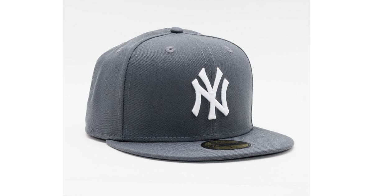 Kšiltovka New Era - MLB Basic 59FIFTY - NY Yankees - Gray / White ...