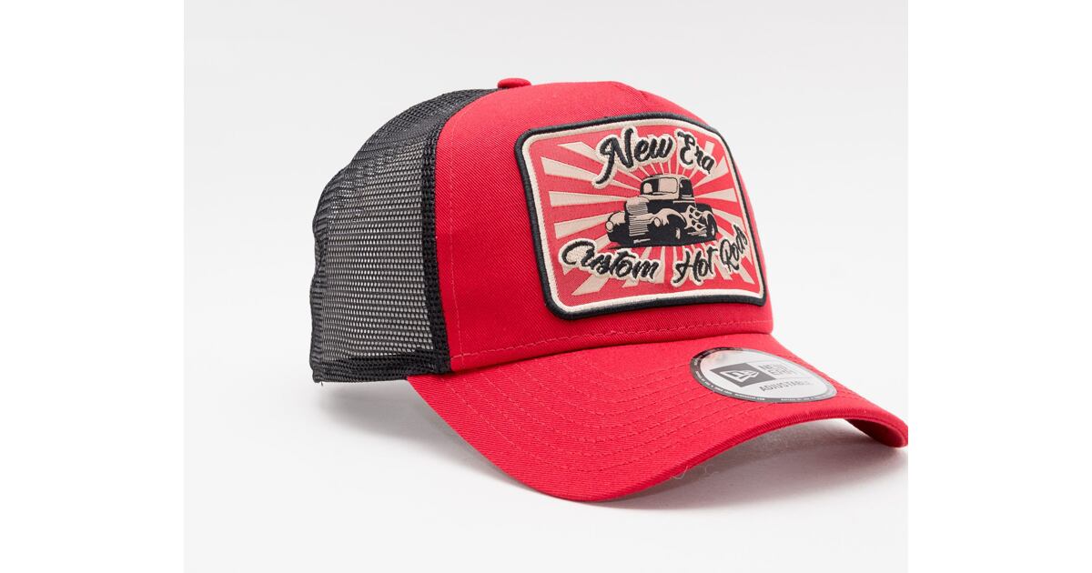 Kšiltovka New Era 9FORTY Trucker Hot Rod Snapback Scarlet - Snapbacks