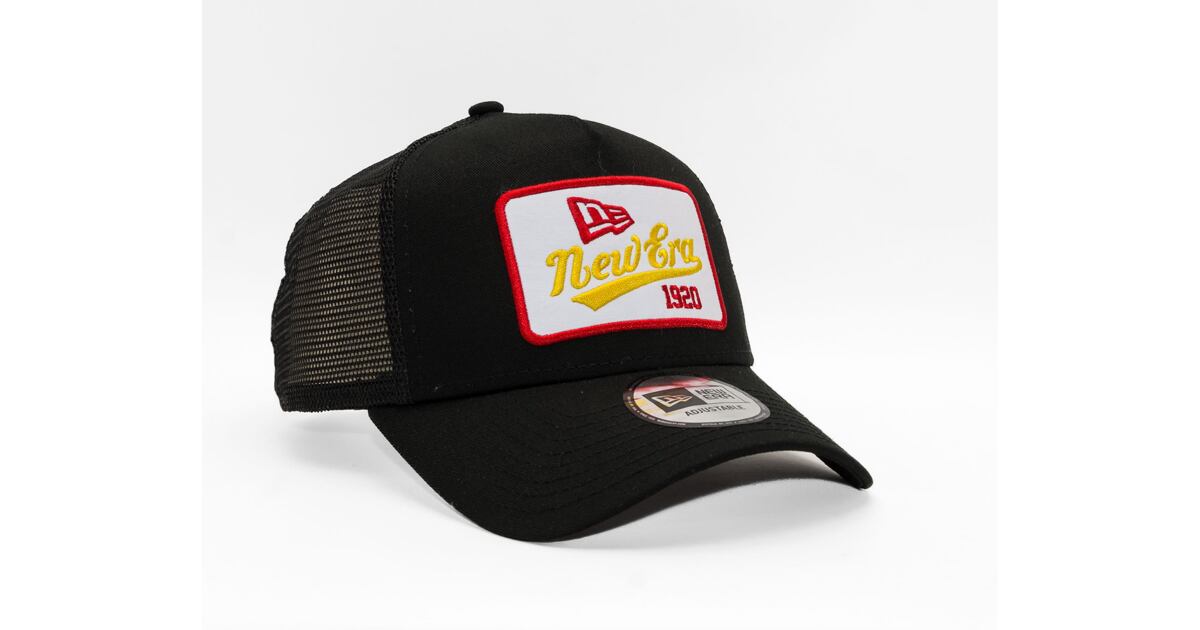 Kšiltovka New Era - Buffalo Patch - 9FORTY A-Frame Trucker - Black ...