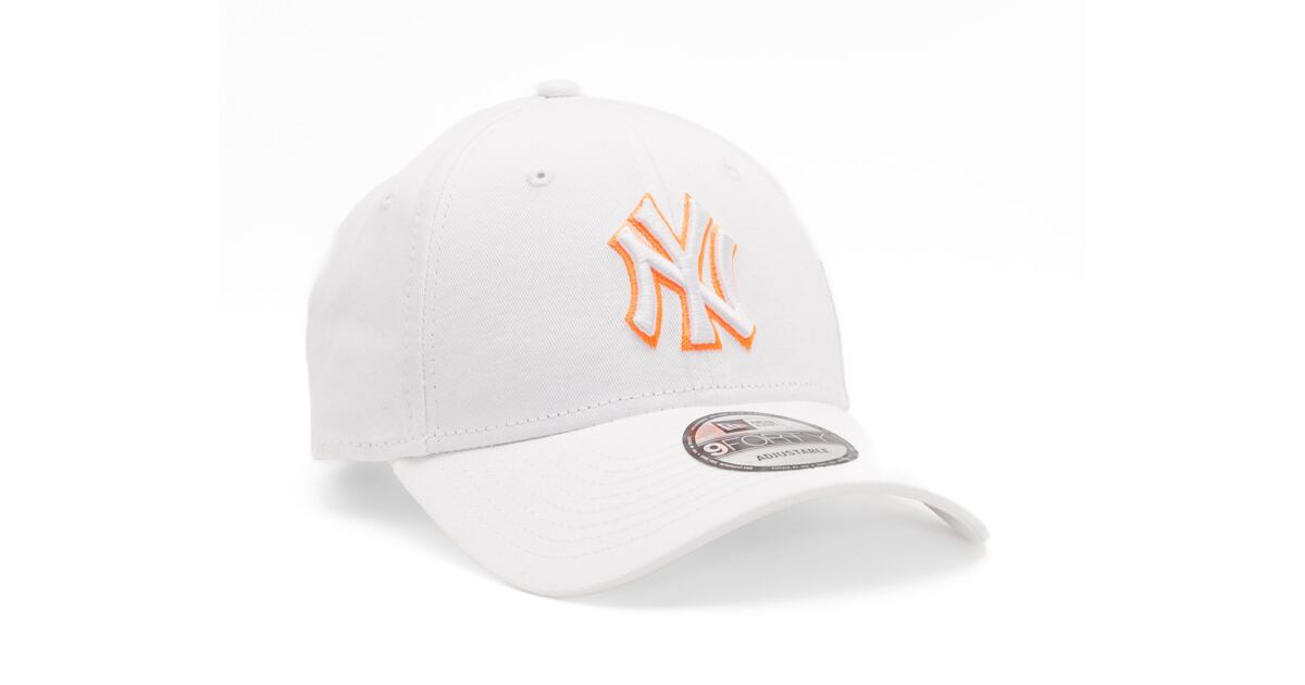 Kšiltovka New Era 9FORTY MLB Neon Outline New York Yankees White ...