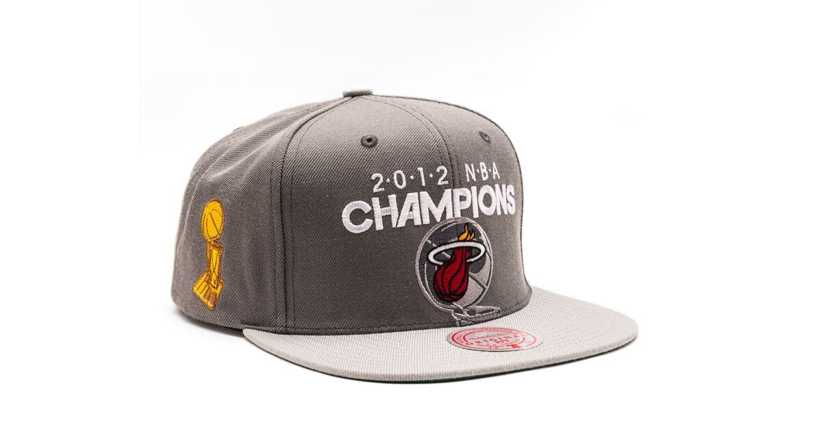 Kšiltovka Mitchell & Ness NBA 12 Champs Snapback Hwc Miami Heat Black ...