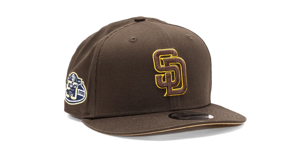 Kšiltovka New Era 9FIFTY MLB Side Patch Script San Diego Padres Dark ...