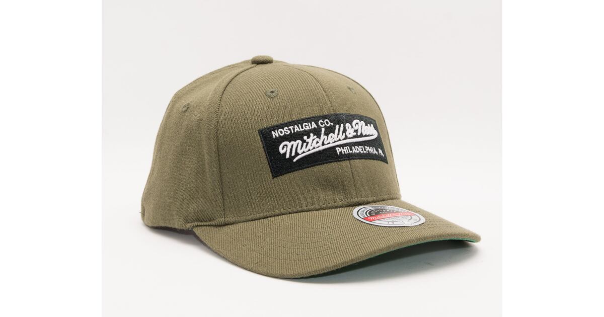 Kšiltovka Mitchell & Ness Box Logo Classic Snapback Branded Olive ...