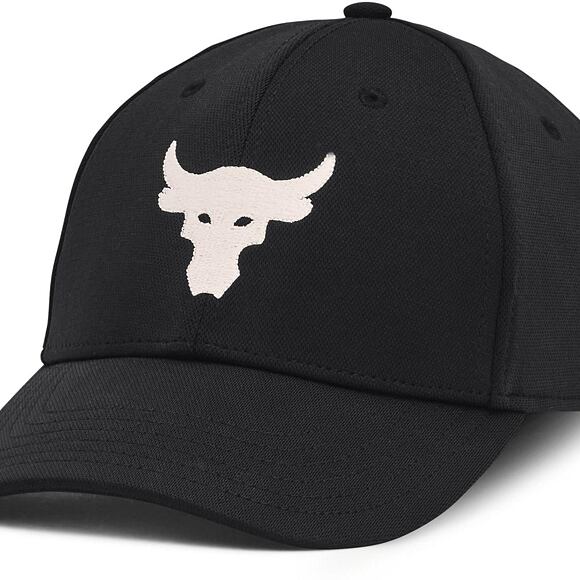 Kšiltovka Under Armour Project Rock Hat Black / White - Snapbacks