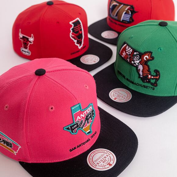 Kšiltovka Mitchell & Ness San Antonio Spurs Team Insider Snapback HWC ...
